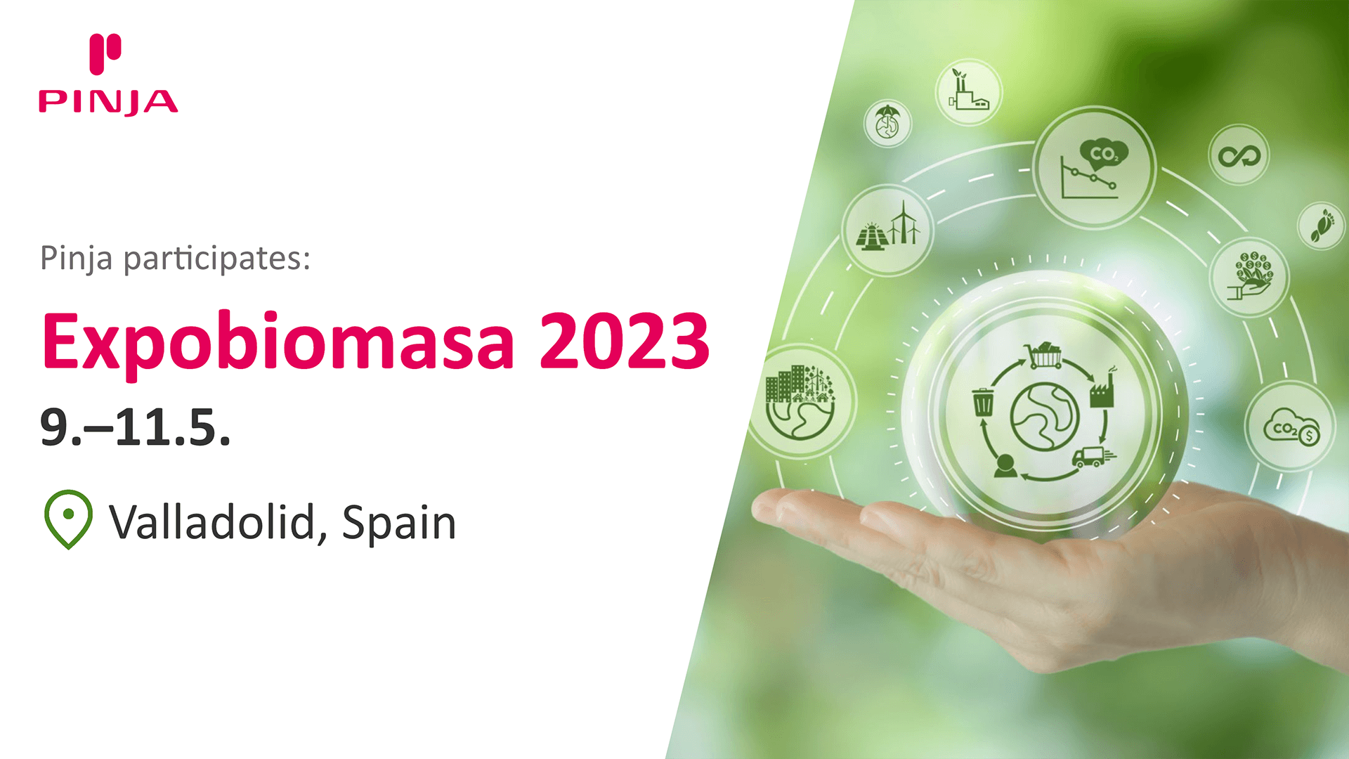 Pinja participates in Expobiomasa 2023 in Spain – Pinja